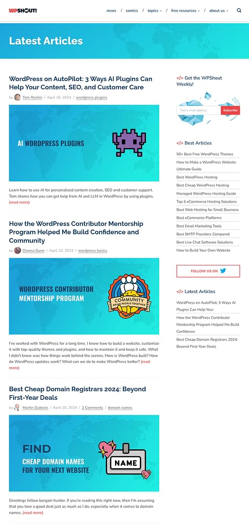 Setting Up the Homepage and Other Essential Blog Pages