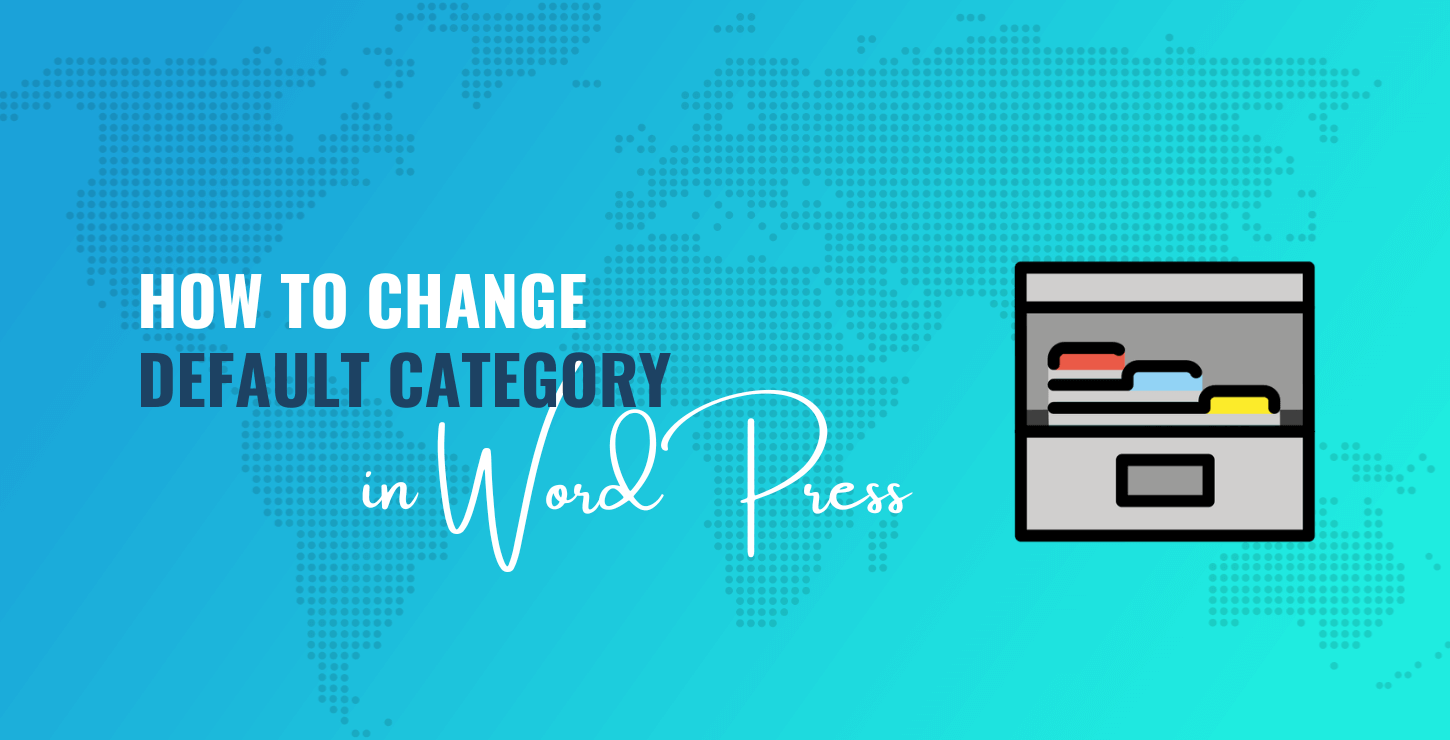 wordpress set default category