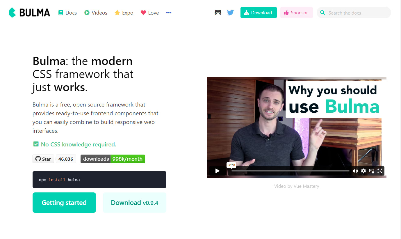 Bootstrap vs Foundation vs Bulma vs Semantic vs UIkit