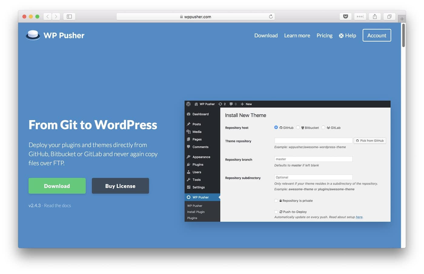 How to Install WordPress Themes and Plugins From GitHub