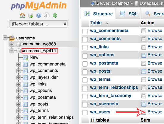 How to Change WordPress Password in phpMyAdmin (a cPanel tool)