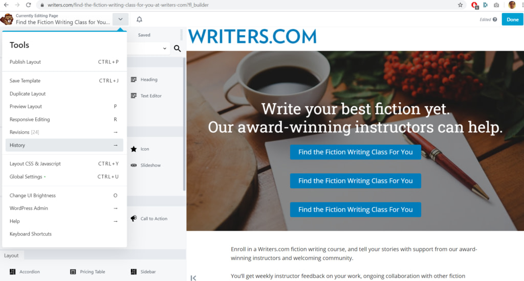 How To Undo Changes In Beaver Builder