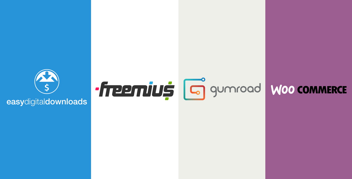 EDD vs Freemius vs Gumroad vs WooCommerce: Which is Best