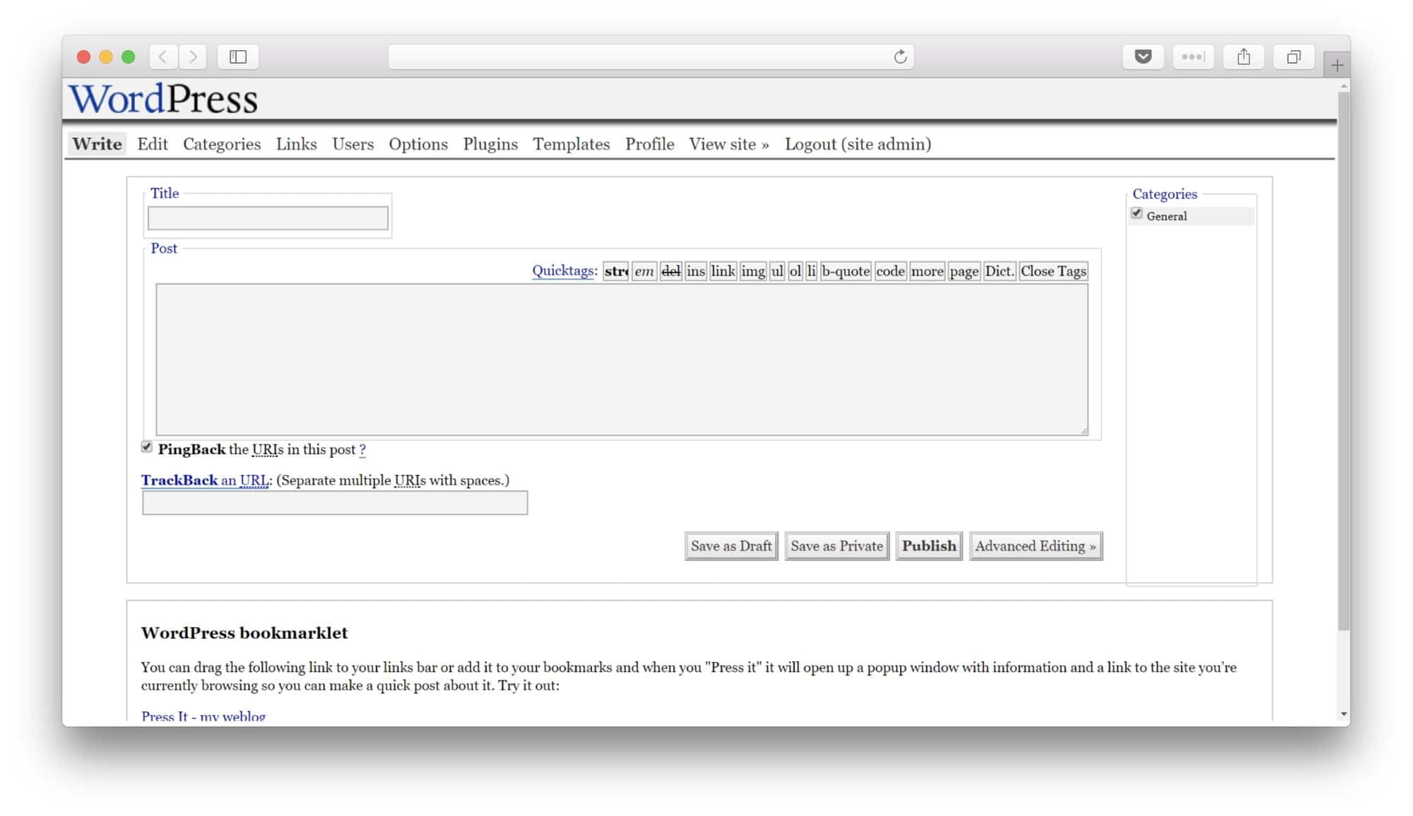The Evolution of WordPress UI (2003 to 2018)