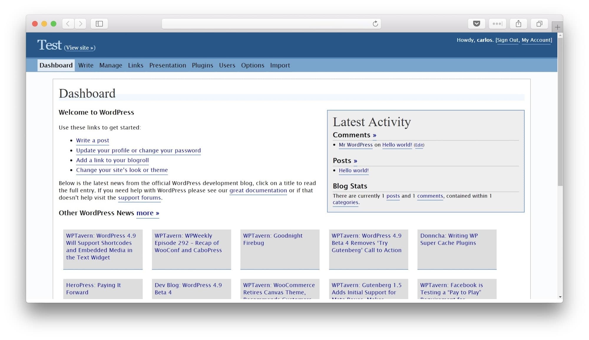 The Evolution of WordPress UI (2003 to 2018)