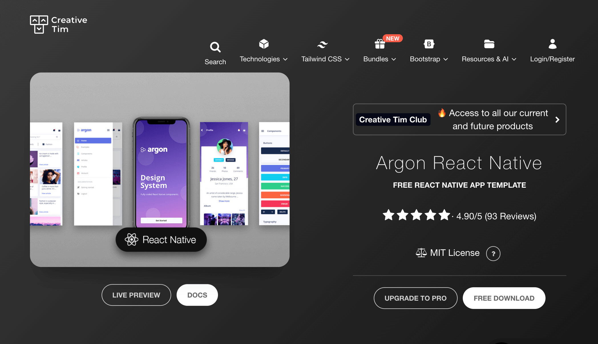 10+ Free React Native Templates to Start Your App Development