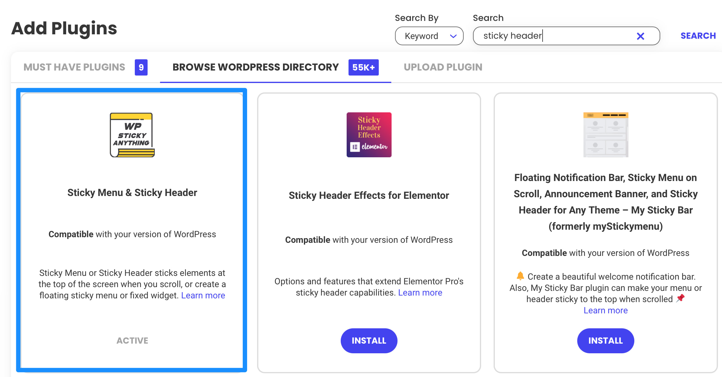 How to Create a Sticky Header in WordPress (4 Methods)