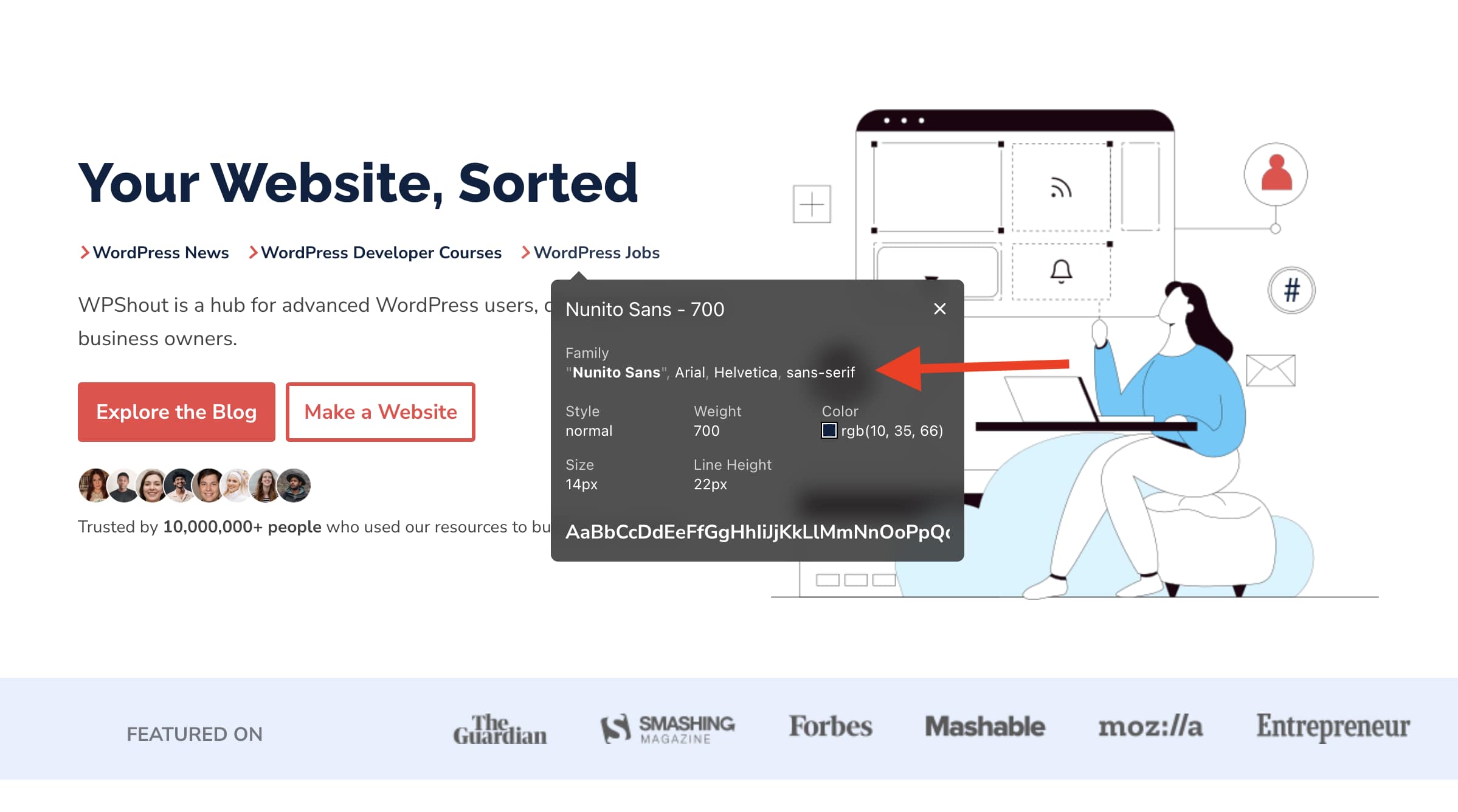 How to See What Fonts a Website is Using