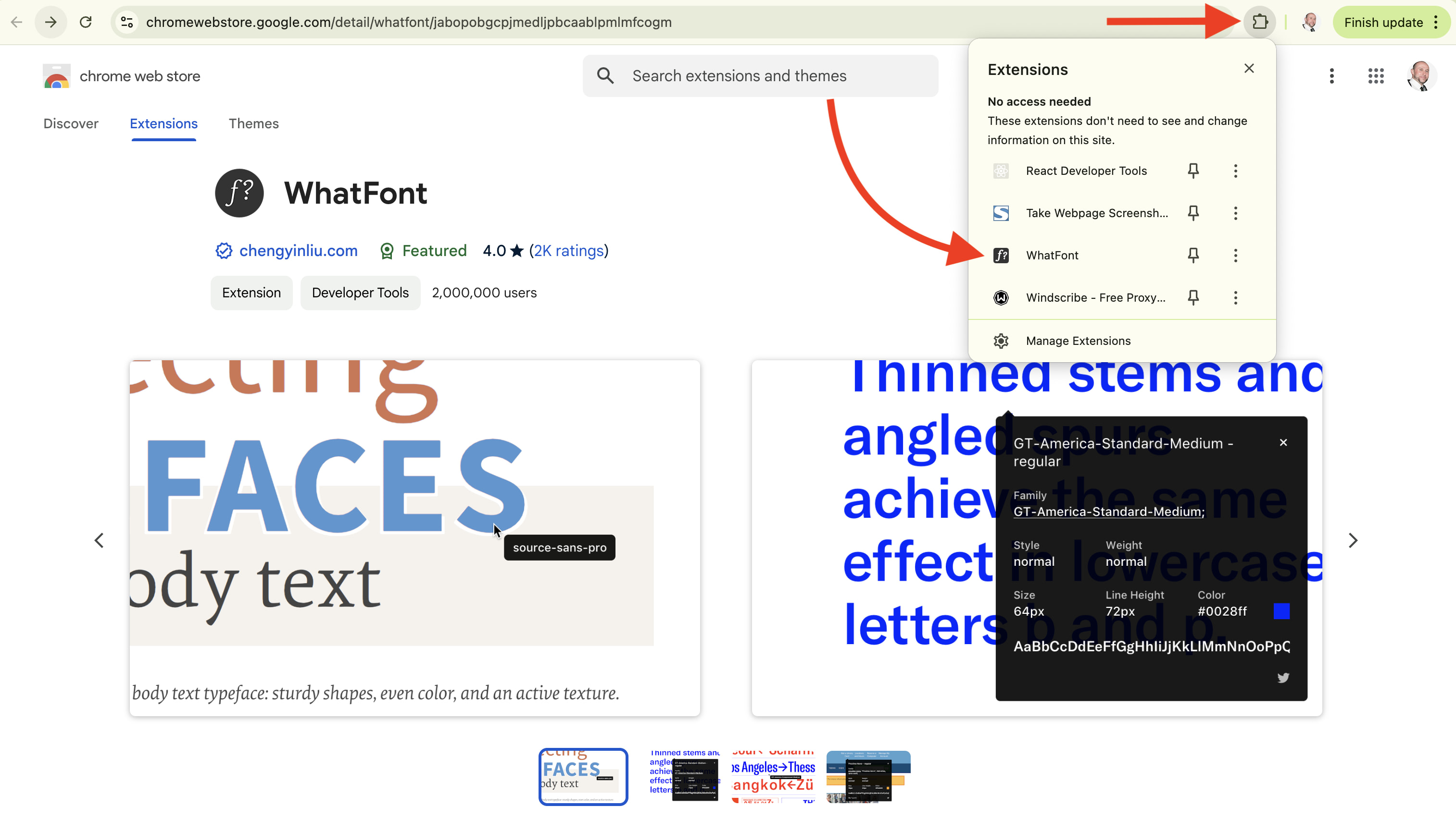 How to See What Fonts a Website is Using