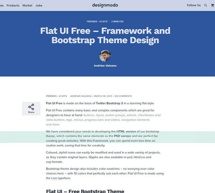 20+ Top Free UI Kits (Bootstrap and WordPress-Friendly)