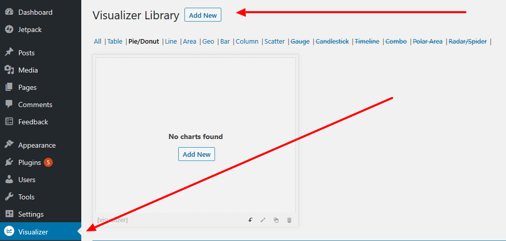 Visualizer Plugin Review - Charts and Graphs in WordPress