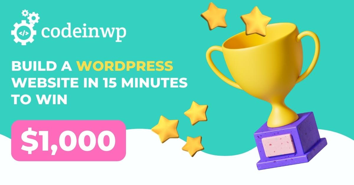 Build a Website in 15 Minutes - WordPress Contest by WPShout