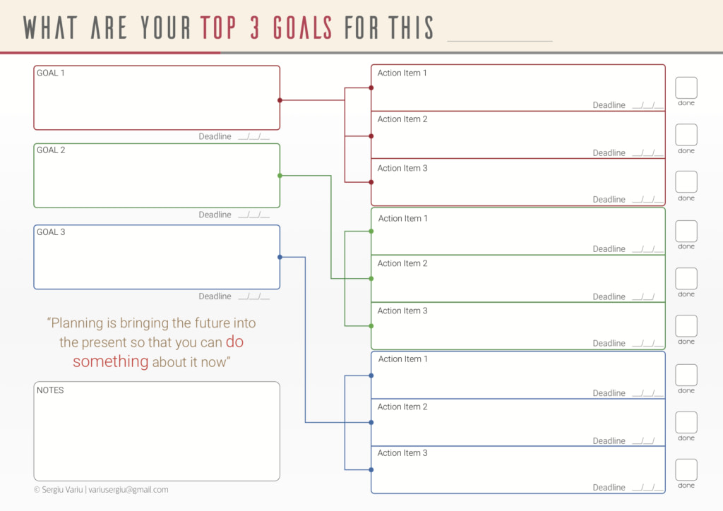 Focus Planner - Get inspired. Get Focused. Boost Your Productivity.