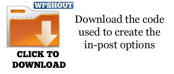 Add A Meta Box In WordPress WPShout