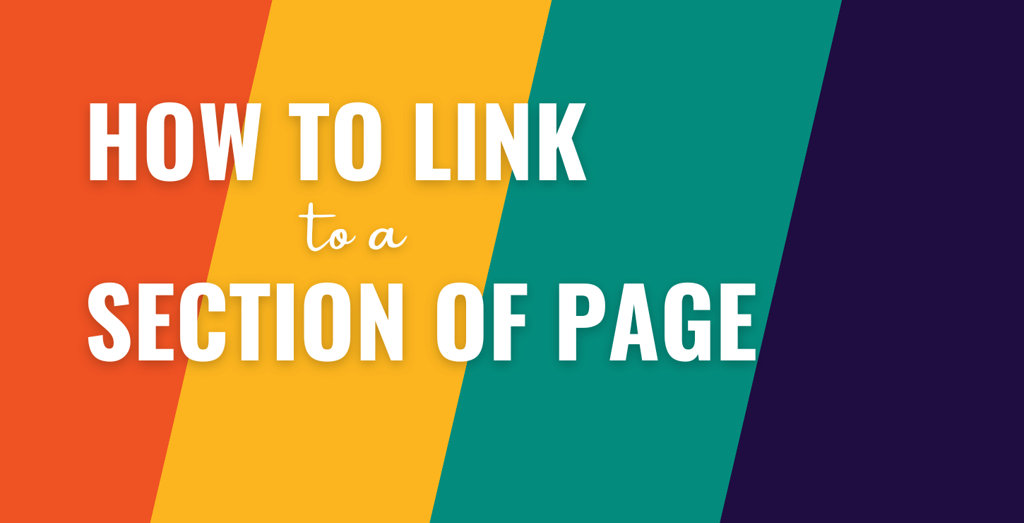 WordPress 101 How To Link To A Page Section In WordPress Nav Menus